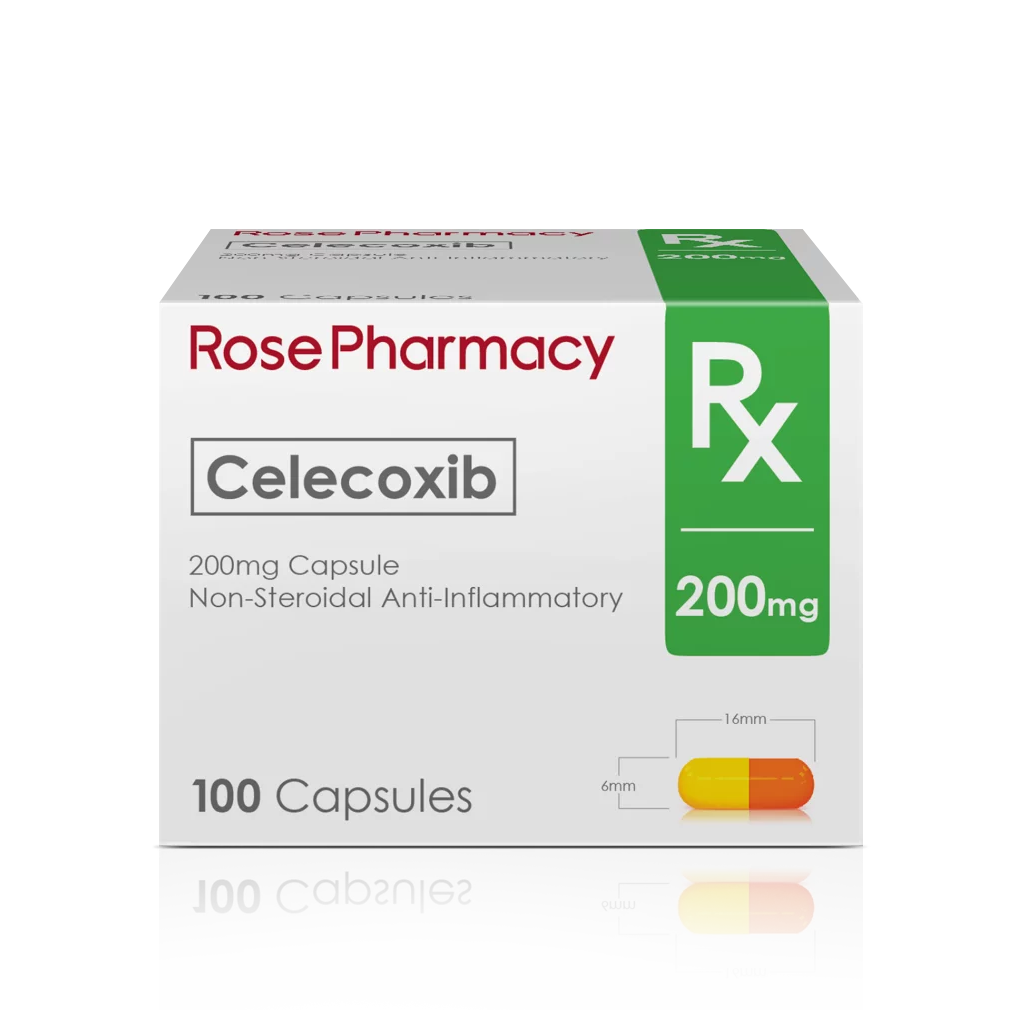 Buy Rose pharmacy celecoxib 200mg capsule 1's online with MedsGo. Price ...